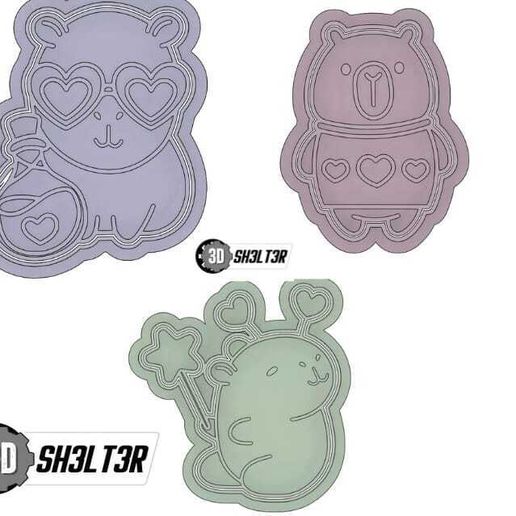 🍪 CAPYBARA COOKIE CUTTER, CAPYBARA・ STL File for 3D printing・Cults