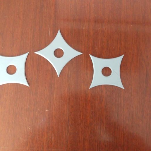 🥷 Ninja Moon Throwing Star・Free STL File for ・Cults