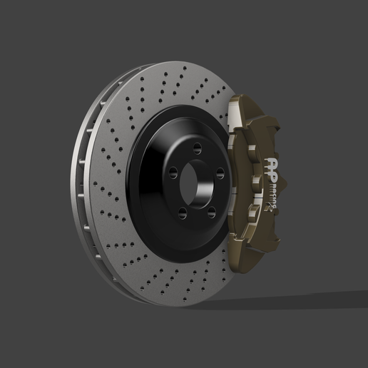 🚗 AP Racing Brake Caliper・ STL File for 3D printing・Cults