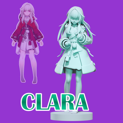 ⭐ Clara - Honkai Star Rail - Split part - 3D Print・Free 3D File for 3D ...