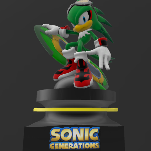 🦅 Sonic Generation - Jet the Hawk Action Figure・ STL Datei für 3D-Druck ...