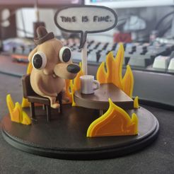 3D printed This is Fine Dog Remix • made with Anycubic M5 Max Pro・Cults