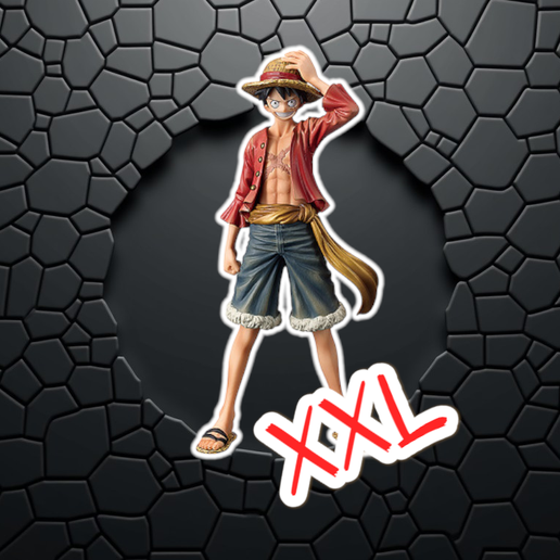 Archivo 3D Luffy XXL Life Size One Piece 1:1 👾 ・Idea de impresión 3D ...