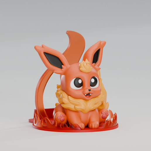 📞 Flareon Phone Holder・ 3D File for 3D printing・Cults