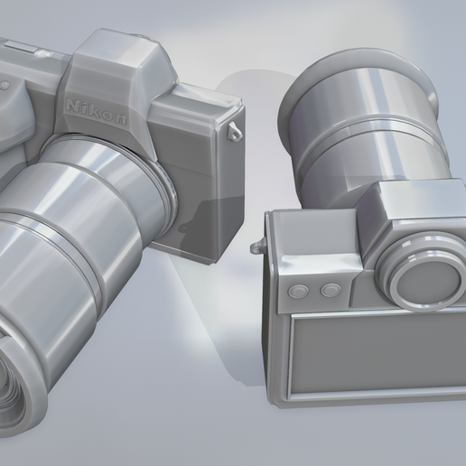 📷 Photo Camera Nikon - Photo Camera・ STL File for 3D printing・Cults