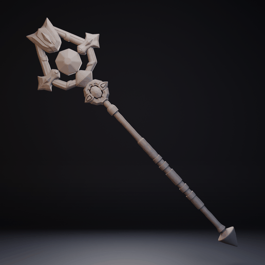 STL file Benediction Staff - World of Warcraft 🗺️ ・3D printer design to download・Cults