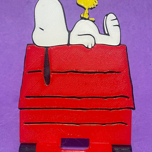 📞 Snoopy Mobile Phone・ 3MF File for 3D printing・Cults