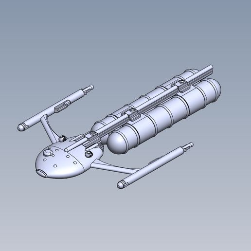 Free STL file Frontier Heavy Freighter ️ ・3D print design to download・Cults