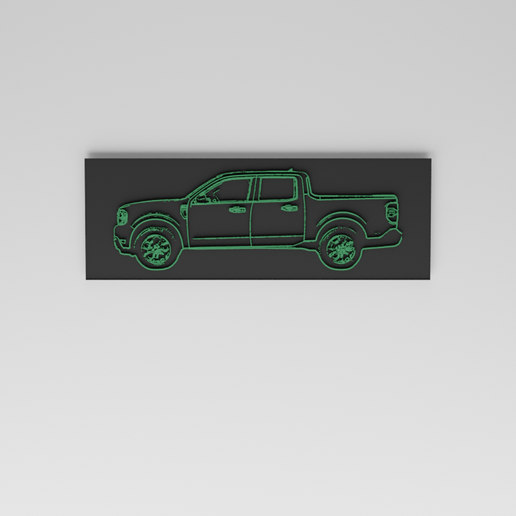 🚙 Ford Silhouette Outline Wall Art 3D Picture Frame Pack 5・Бесплатный ...