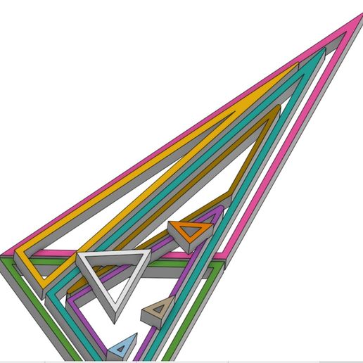 🔺 ALL TRIANGLE SHAPES ON ONE SCULPTURE HOME DECOR EDUCATIONAL・Free 3MF ...