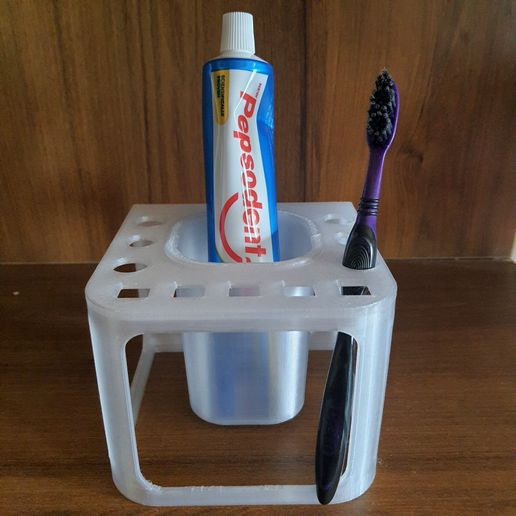 🪥 ToothBrush and Accessory Holder V2 | Wall-Mounted & Desktop Organizer ...