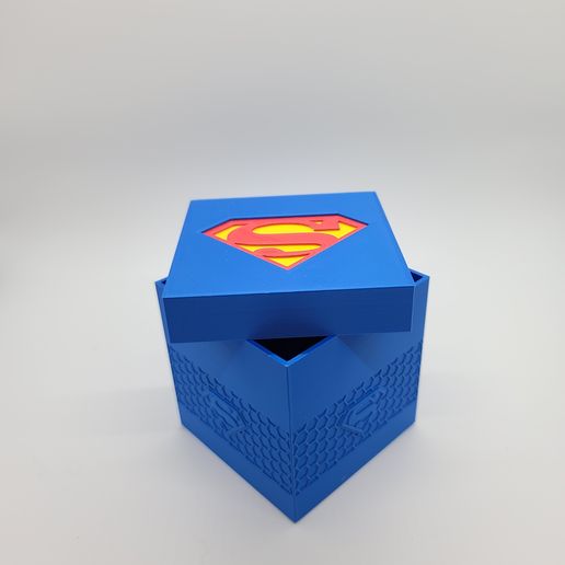 🦸‍♂️ Superman Gift Box・Free STL File for ・Cults