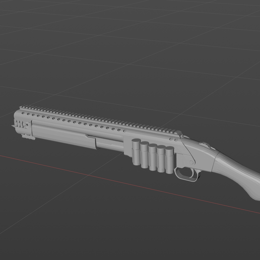 STL file American Mossberg 590 Shockwave shotgun digital model material 🗺️ ・Design to download ...