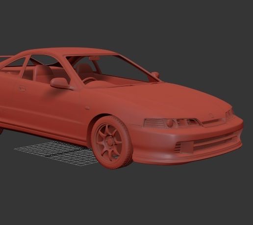 🔫 H Integra Mk1 DC2 Type R coupé 1995・Fichier STL pour Impression 3D・Cults
