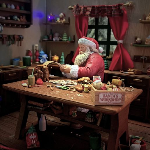 🎅 Complete Santa’s Workshop Collection – 30+ Miniatures, Tools & Santa ...