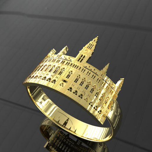 Free STL file cathedral ring 💍 ・3D print model to download・Cults