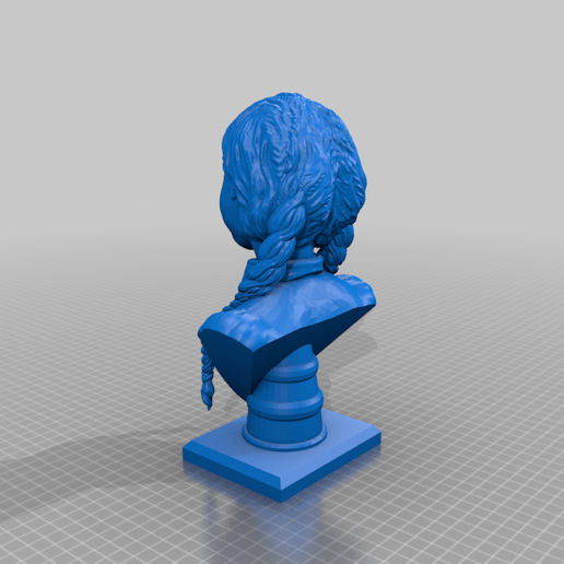 🧛 Wednesday Addams Statue・Free 3D File for ・Cults
