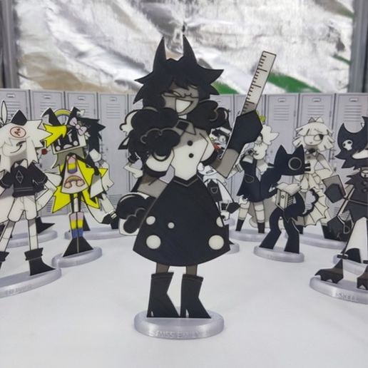 🧸 Miss Emily. FUNDAMENTAL PAPER EDUCATION・ STL File for 3D printing・Cults
