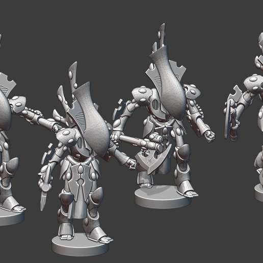 🛰 8mm Space Elves Smallwraith Pack・Free 3D File for ・Cults