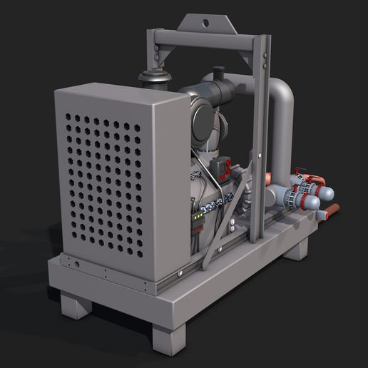 🚰 Water transfer pump・ STL File for 3D printing and CNC machining ...