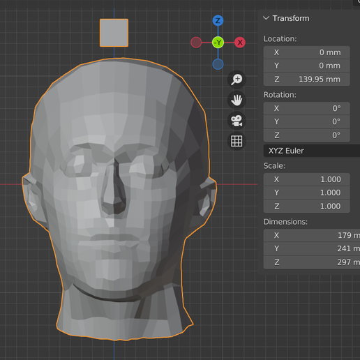 🩻 Head Scan Form for 3D modeling wearables・Free STL File for ・Cults