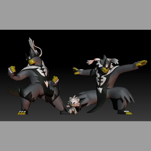 Archivo STL Pokemon Kubfu Urshifu 🐉 ・Objeto de impresión 3D para descargar・Cults