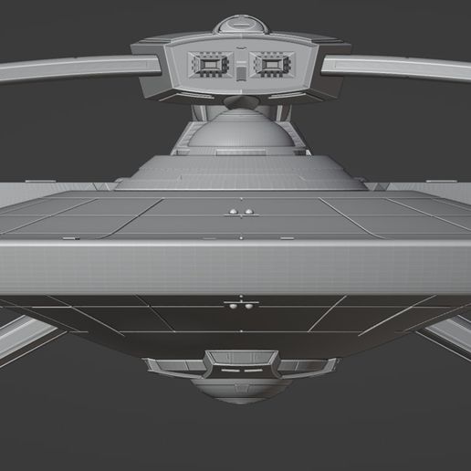 🖖 Federation Adamant Class Dreadnought・Free 3D File for 3D printing・Cults