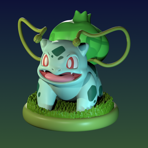 STL file Bulbasaur (pokemon) STL 🐉 ・3D printing design to download・Cults