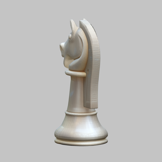 STL file Knight Chess piece ♟️ ・3D printer design to download・Cults