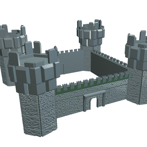 🏰 Castle・Free STL File for 3D printing・Cults
