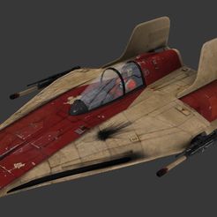 OBJ file Star Wars D5 Mantis ⭐ ・3D print model to download・Cults