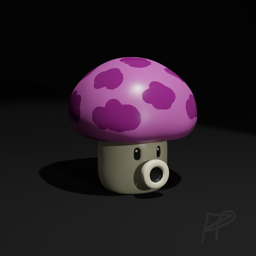 🦸 Puff-Shroom・Free STL File for 3D printing・Cults