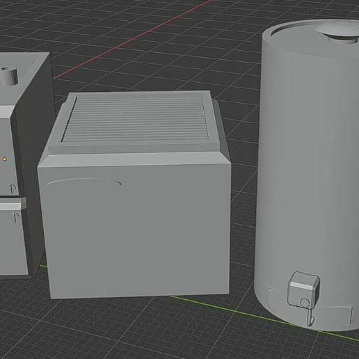 🚰 WATER HEATER, AC AND FURNACE・Free STL File for ・Cults