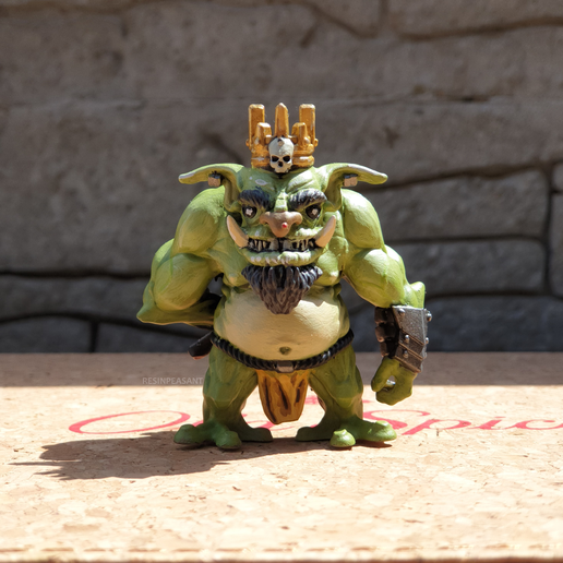 👹 Ogre - Fantasy modular miniature・Free 3D File for ・Cults