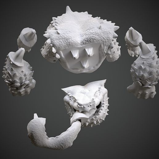 👹 MHWilds: Chatacabra・Free STL File for 3D printing・Cults