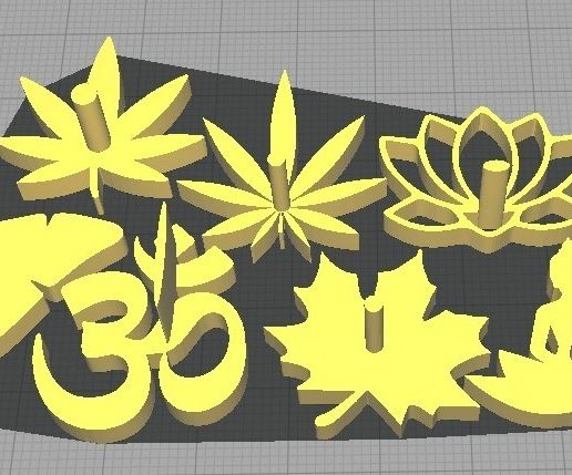Free STL file 7 assorted stamps 🦭 ・Object to download and to 3D print・Cults