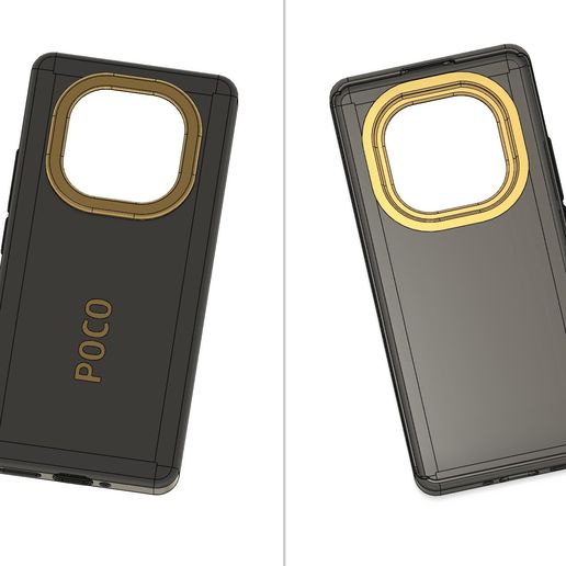 3MF file POCO X7 Case - V2.0 - MULTIMATERIAL 📞 ・Template to download ...