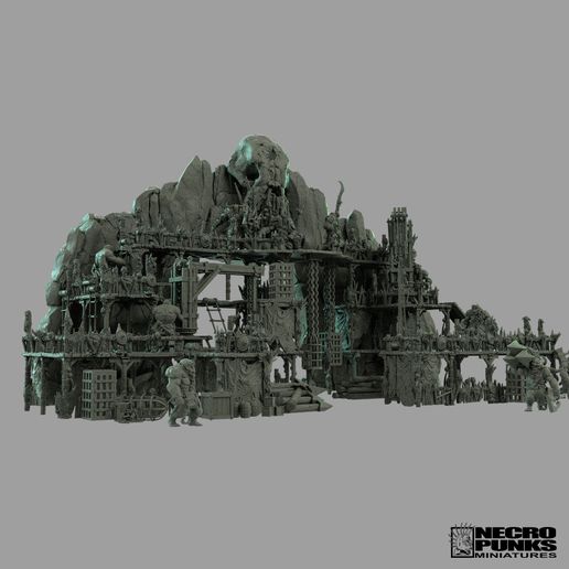 🤴 BUNDLE#15 - ORC STRONGHOLD part1・ 3D File for 3D printing・Cults