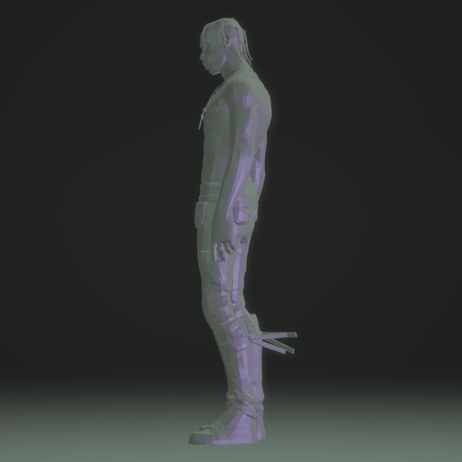 STL file Travis Scott Statue 🎨 ・Model to download and 3D print・Cults