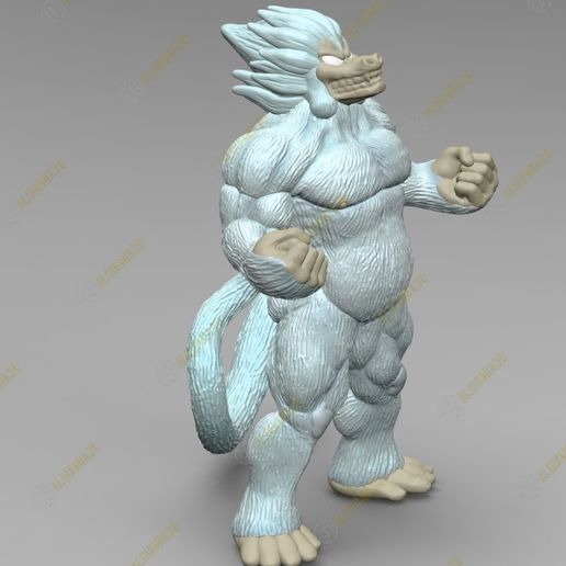🎁 Oozaru ultra instinct・ OBJ File for ・Cults