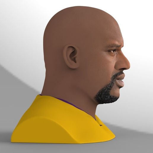 👤 Shaq ONeal bust ready for full color 3D printing・ 3D File for 3D ...