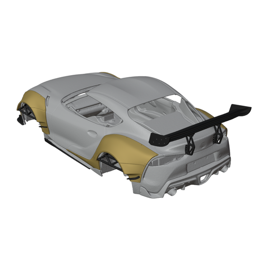 🌆 Tamiya 1/24 TCM Supra A90 Bodykit・ 3D File for 3D printing・Cults