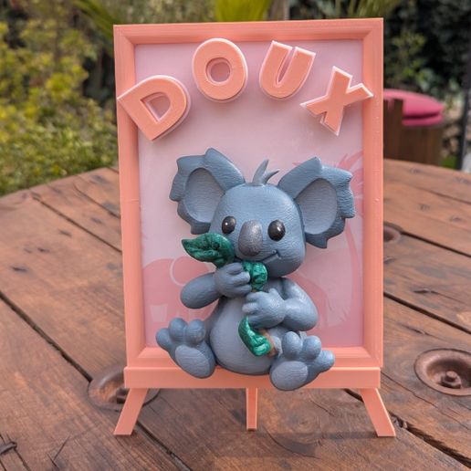 🐨 Decorative koala board - Personalized with name - Baby・Archivo STL ...