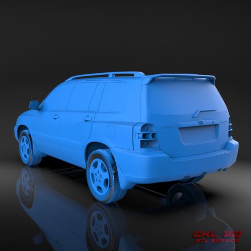 Archivo STL Toyota Highlander 2003 STL PRINTABLE 🚗 ・Diseño de impresión ...