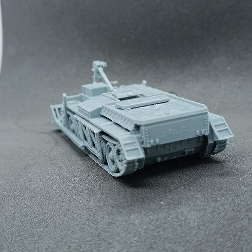 🪖 British Centaur Dozer Tank・ STL File for 3D printing・Cults