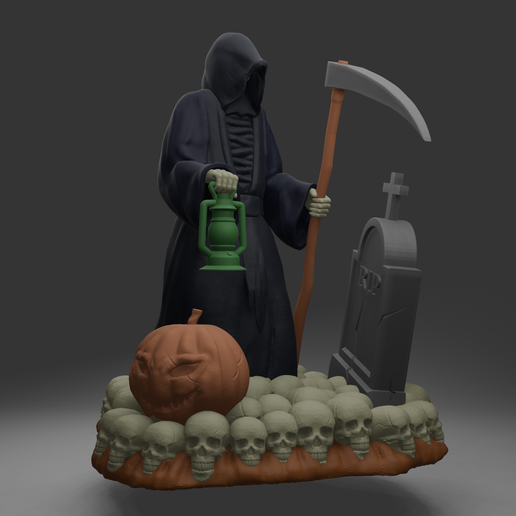 STL file Reaper Diorama 💀 ・3D printable model to download・Cults