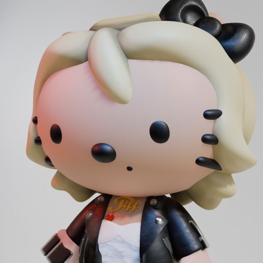 👋 HELLO KITTY TIFFANY VALENTINE - THE BRIDE OF CHUCKY・ 3D File for 3D ...