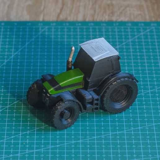 🚜 Easy print 1:72 Farm Tractor (Print in place & No support)・Free STL ...