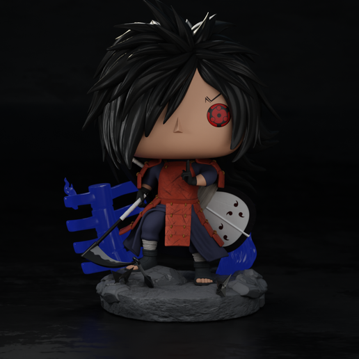 STL file Madara Uchiha Funko Pop Custom (Naruto) 🦹 ・3D printer model to ...