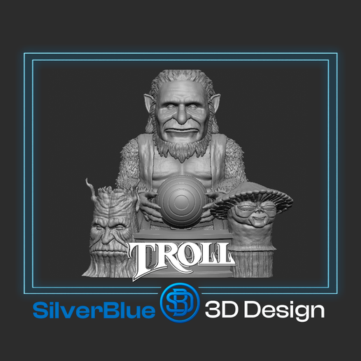 🧌 Pack Troll 1986・Archivo STL para Impresión 3D・Cults